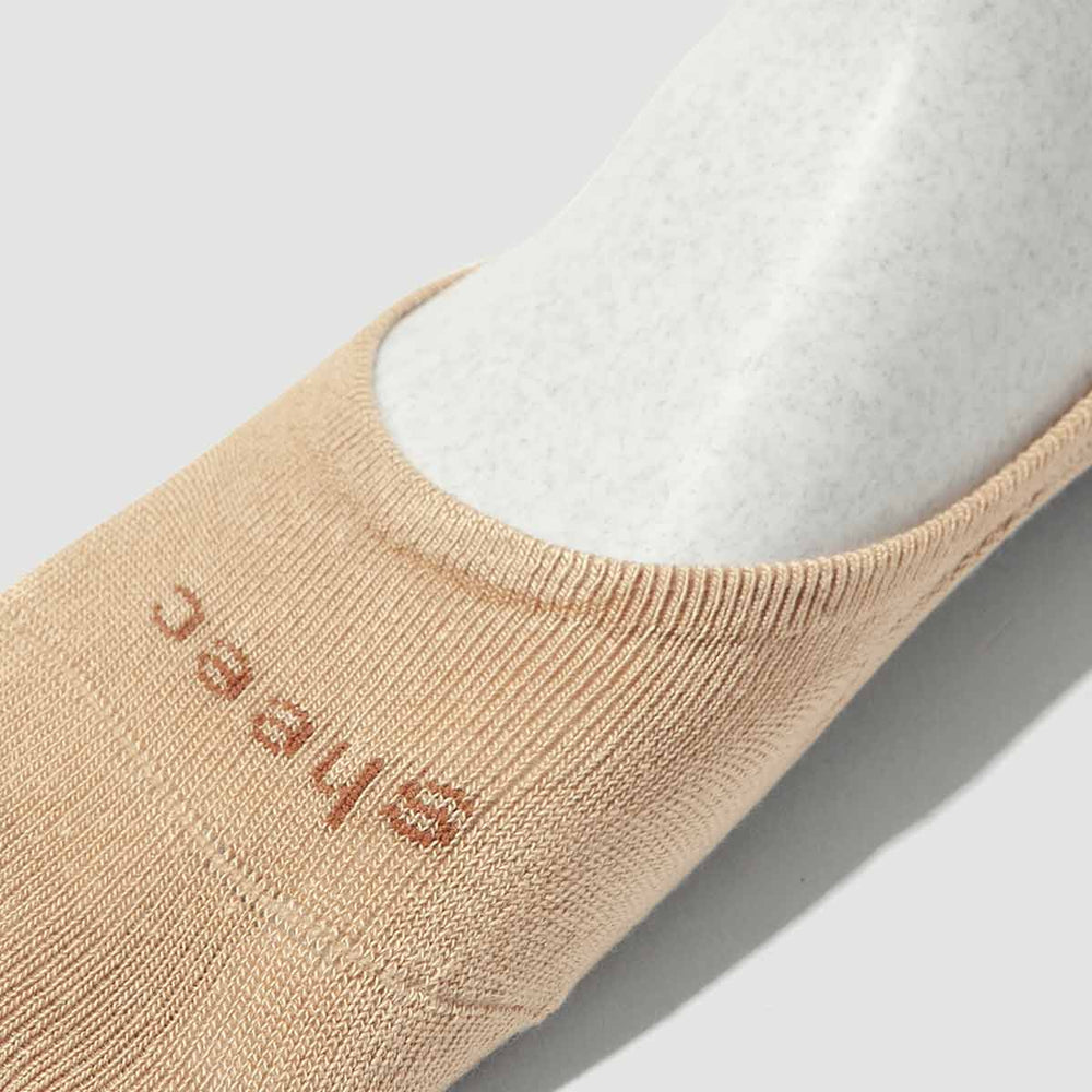 No-Show Beige Low Cut Socks | Low Modal Socks | Active | Sheec
