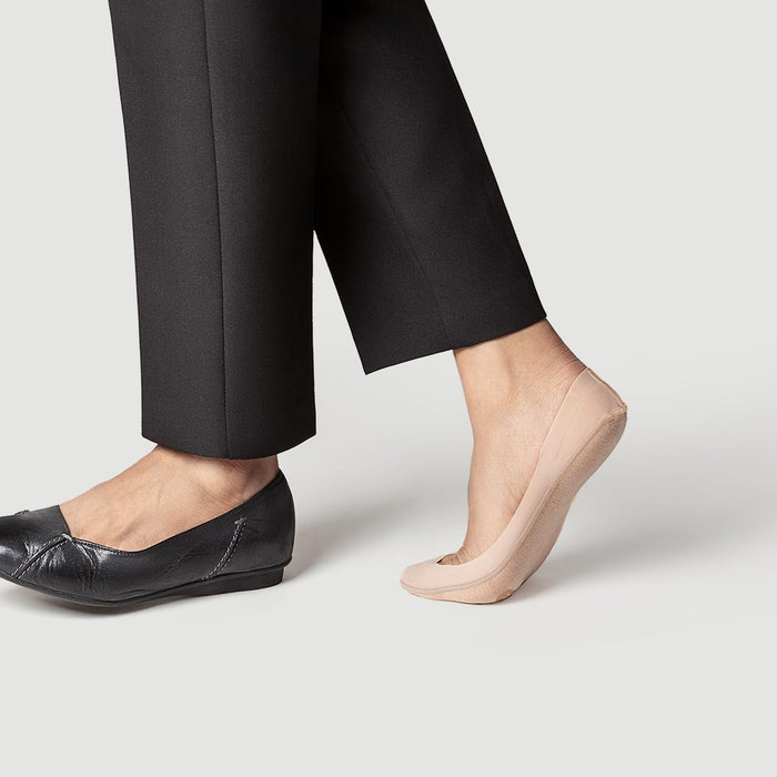 Cream Ultra Low Cut Liner Socks | No-Show Dress Socks | Sheec